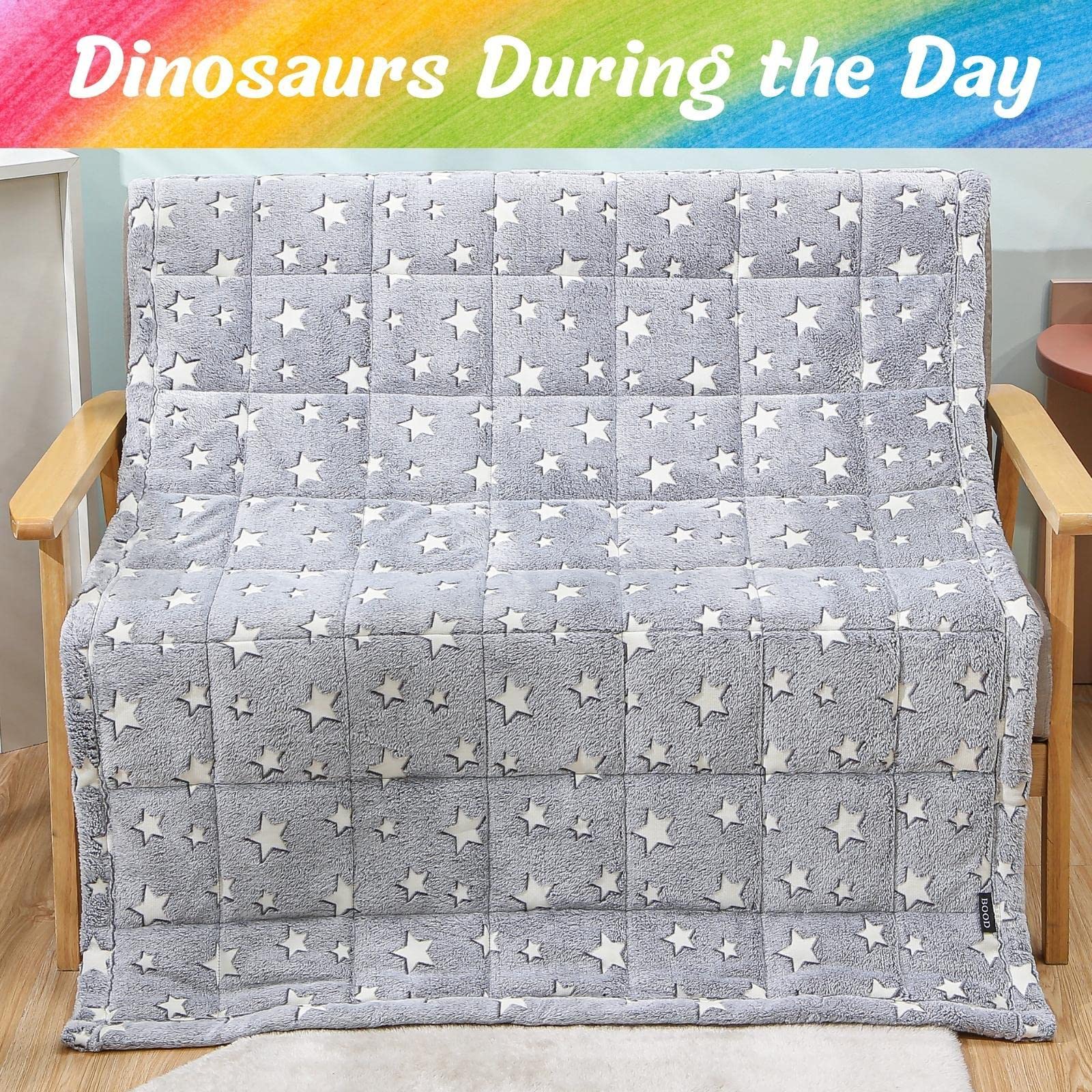 Bood Glow in The Dark Weighted Blanket