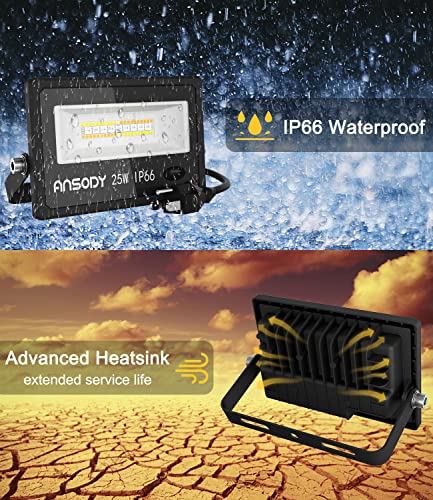 Smart Outdoor LED Flood Light,RGBW Landscape Light Stage Light Controled by APP/Alexa/Google Home,5000K 200W Equivalent IP66 Waterproof Timing Dimmable,Suit for Garden Party Halloween,2 Pack