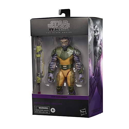 STAR WARS The Black Series Garazeb “Zeb” Orrelios Toy 6-Inch-Scale Rebels Collectible Deluxe Action Figure, Kids Ages 4 and Up