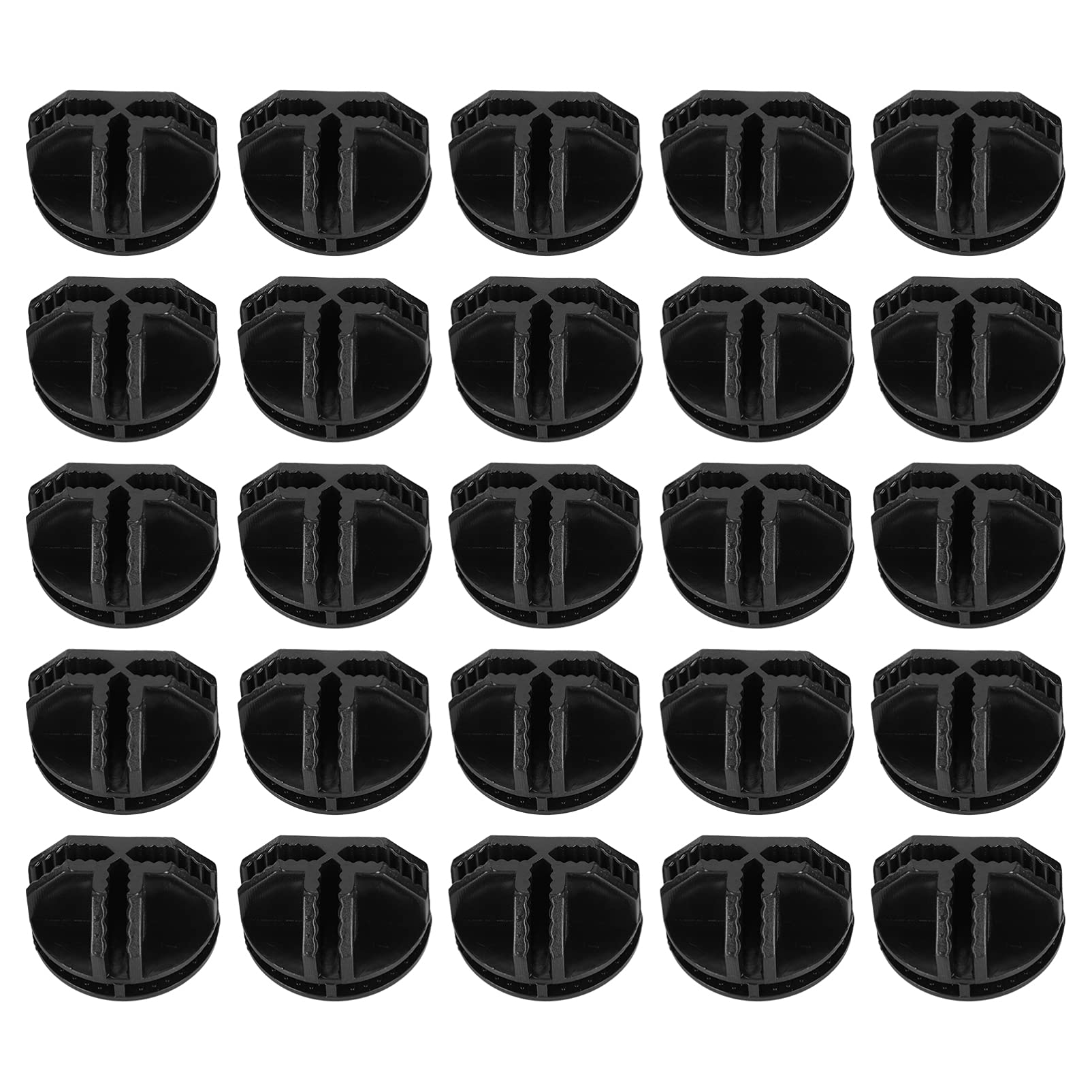 DOITOOL 40pcs Wire Cube Connectors Plastic Connector Wire Grid Cube Organizer Connector for Modular Closet Storage Organizer Wire Shelving 3. 5x2. 3cm