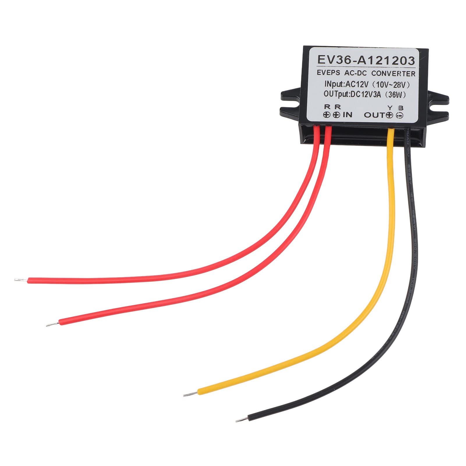 Step Down Converter Power Converter Waterproof Step Down Volt Converter AC 10-28V to DC 12V Converter AC-DC Step Down Power Module(3A)