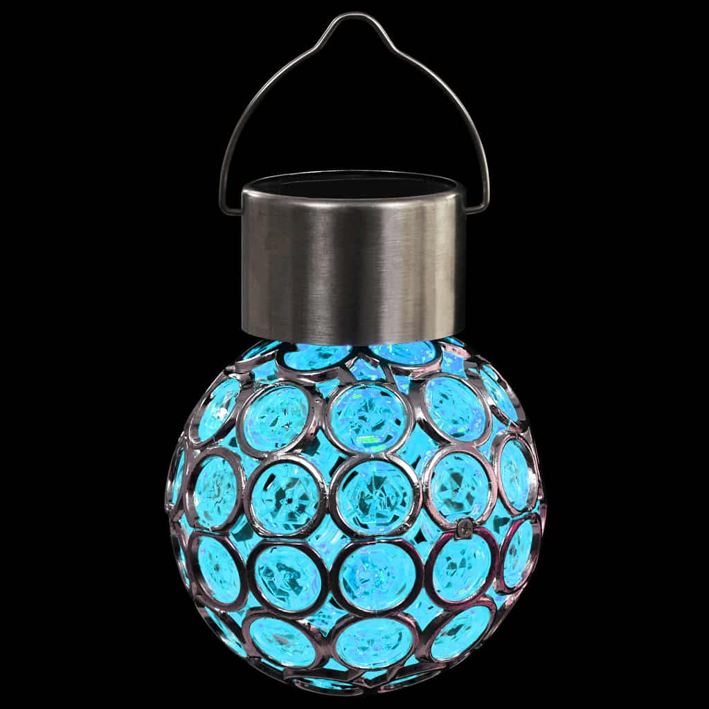 KTHLBRH (Fast Shipments) LED Landscape Ball Lamp Energy Saving for Yard Garden Patio Path Driveway Pathway Home Decoration Hanging Solar Lamps 8 pcs LED Lights RGB