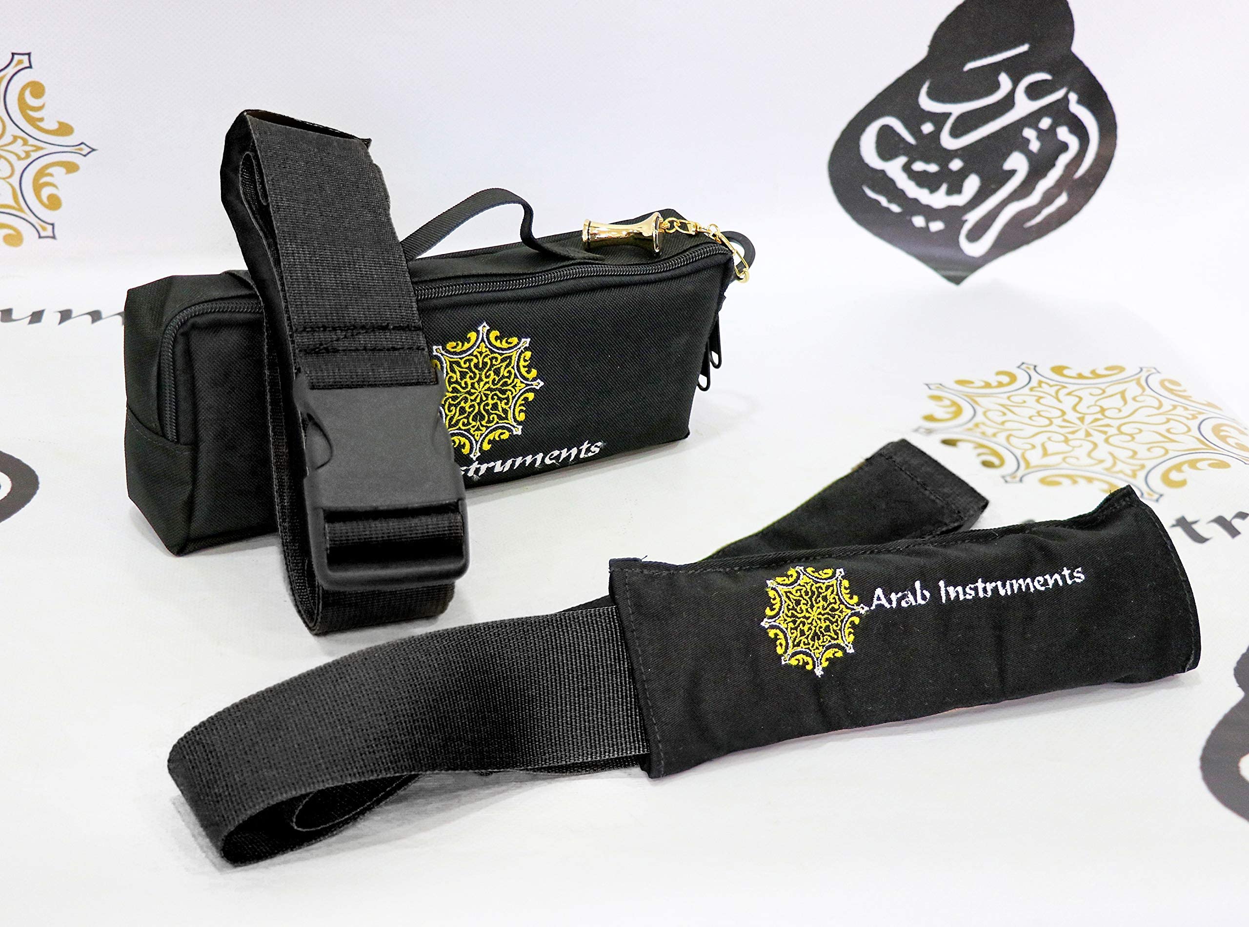 Doumbek/Darbuka Black Premium Strap + Key chain