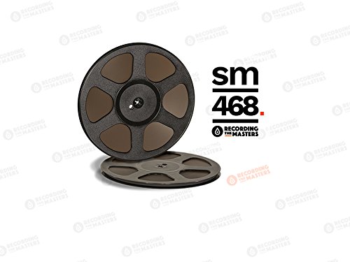 New RTM PYRAL SM468 1/4" 2500' 762m 10.5" Plastic Reel Trident Hinged Box RMG/EMTEC Studio Mastering Tape R35112
