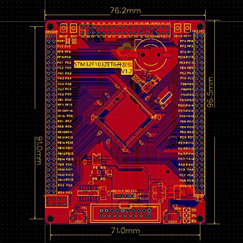 ATOZS STM32F103ZET6 Development Board Learning Development Board Kits +2.8 Inch TFT LCD Module+Touch Pen Kit STM32 ARM Embedded SCM
