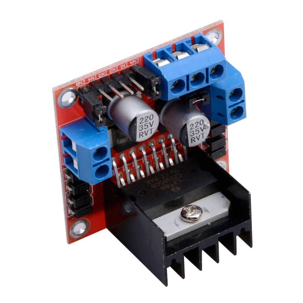 Qunqi L298N Motor Drive Controller Board Module Dual H Bridge DC Stepper For Arduino
