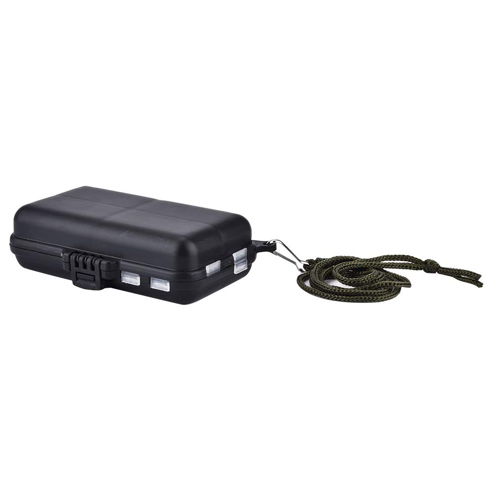 Akozon Fishing Tackle Box, Hook Lures Accessories Zer one Box,Fishing Bait Storage Case for Outdoor Other Tools and