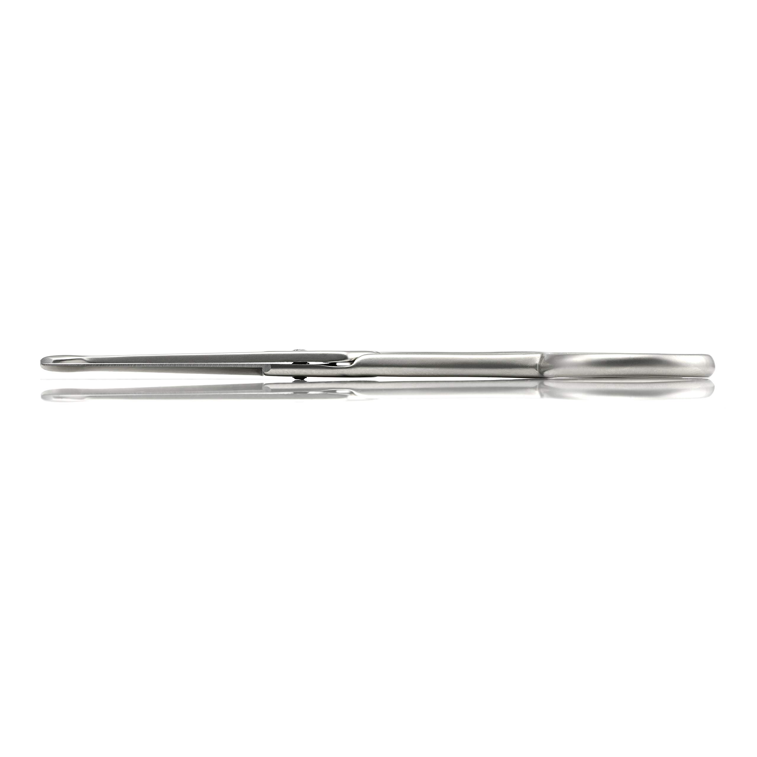 Mont Bleu Ear & Nose Hair Scissors, Straight Blades, Carbon Steel, made in Italy