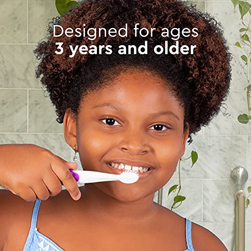 RADIUS Totz Plus Brush Kids Toothbrush Silky Soft BPA Free ADA Accepted Designed for Delicate Teeth & Gums for Children 3 Years & Up - Assorted - Pack of 6