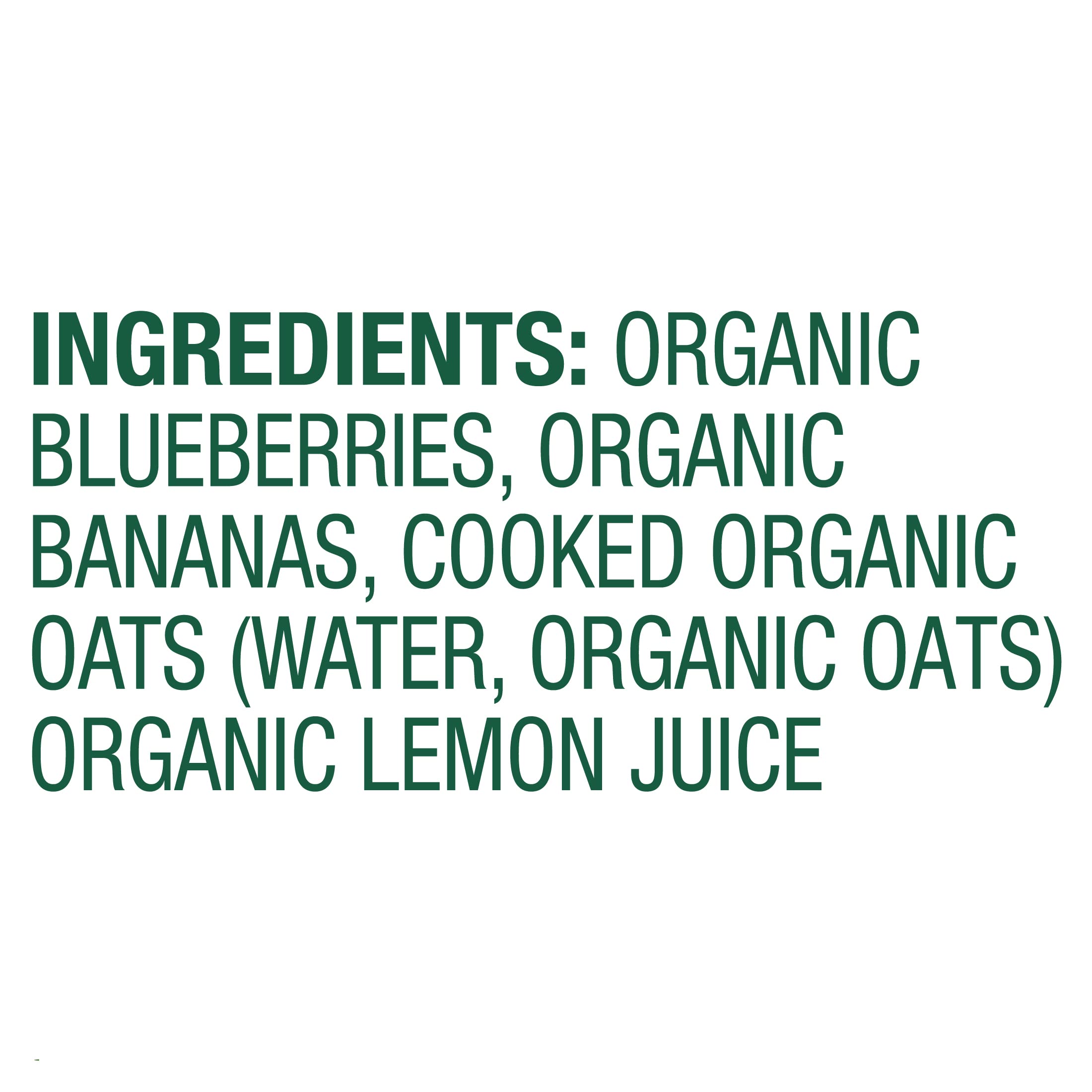 Sprout Organics Blueberry, Banana & Oatmeal Baby Food, Kosher, 3.5 Ounces (Pack Of 6)