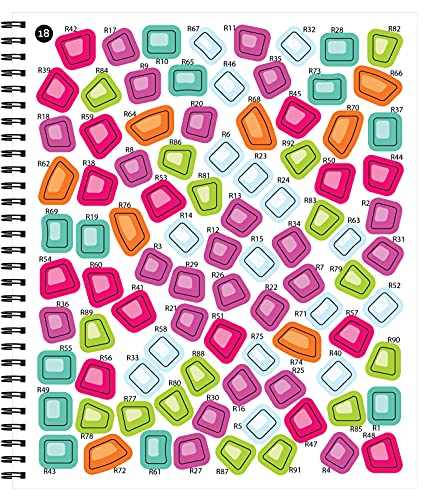 Brain Games - Sticker by Number: Mosaic (20 Complex Images to Sticker)