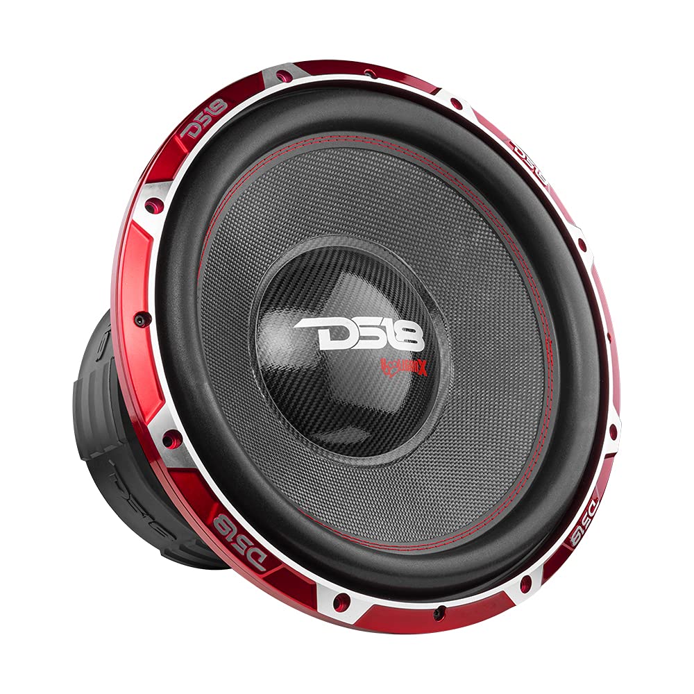 DS18 HOOL-X15.2DSPL Hooligan X 15 Inch SPL Car Audio Subwoofer 4000 Watts Rms 4" Dual Voice Coil 2-Ohm DVC 2+2 Ohm (1 Speaker)