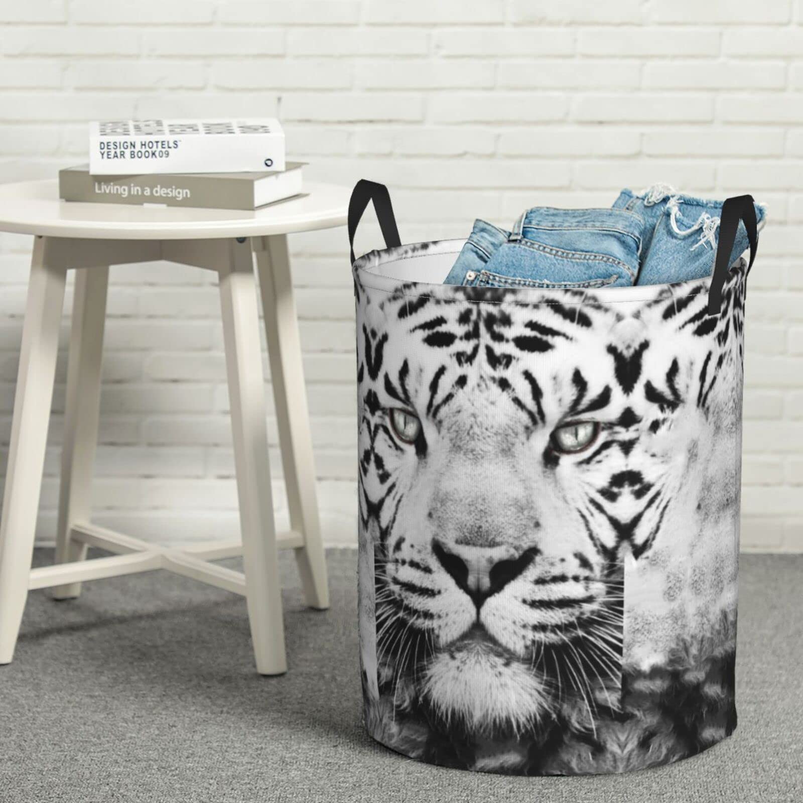 Tiger Laundry Hamper Cool Laundry Baskets Large Animal Hampers Toy Organizer Hamper Bag Dirty Clothes Storage Bin