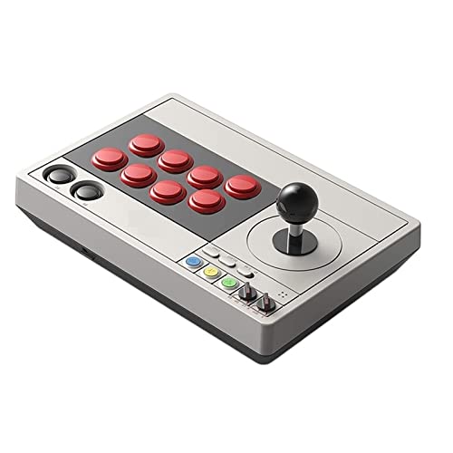 Arcade Stick Joystick Dynamic Button Ultimate Software Turbo Bluetooth-Compatible & 2.4G Wired Connectivity Compatible with Switch & Windows