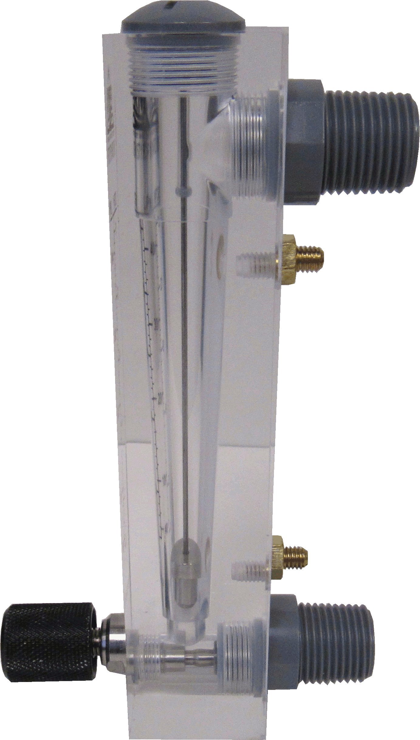 PRM AIR Injection/AIR SPARGE ROTAMETER with Integrated Flow Valve; 1-10 CFM / 30-300 LPM