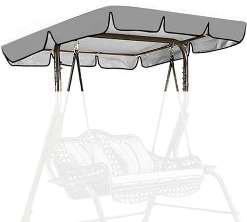 BTURYT Replacement Canopy for Swing Seat 2 ; 3 Seater Sizes, Garden Swing Canopy Replacement Waterproof, Outdoor Garden Chair Awning Cover