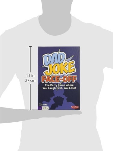 Dad Joke Face-Off - You Laugh First, You Lose, Funny Hilarious Family Party Game with 600 Jokes, Joke Challenge for 2-12 Players, Fast-Paced Laughter Game, Competitive Humor, Quick 30-Minute Playtime