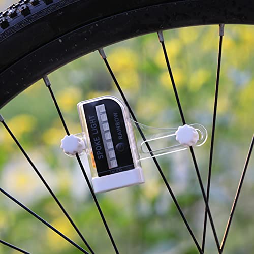 ASUYOERU 14 RGB LED Bicycle Wheel Spoke Light Mountain Road Bike Safety Warning Lamp