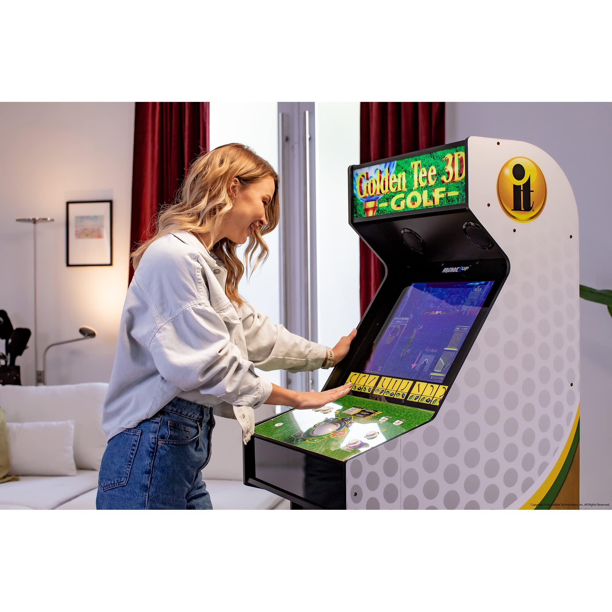 Arcade1Up Golden Tee Arcade Machine 3D Edition