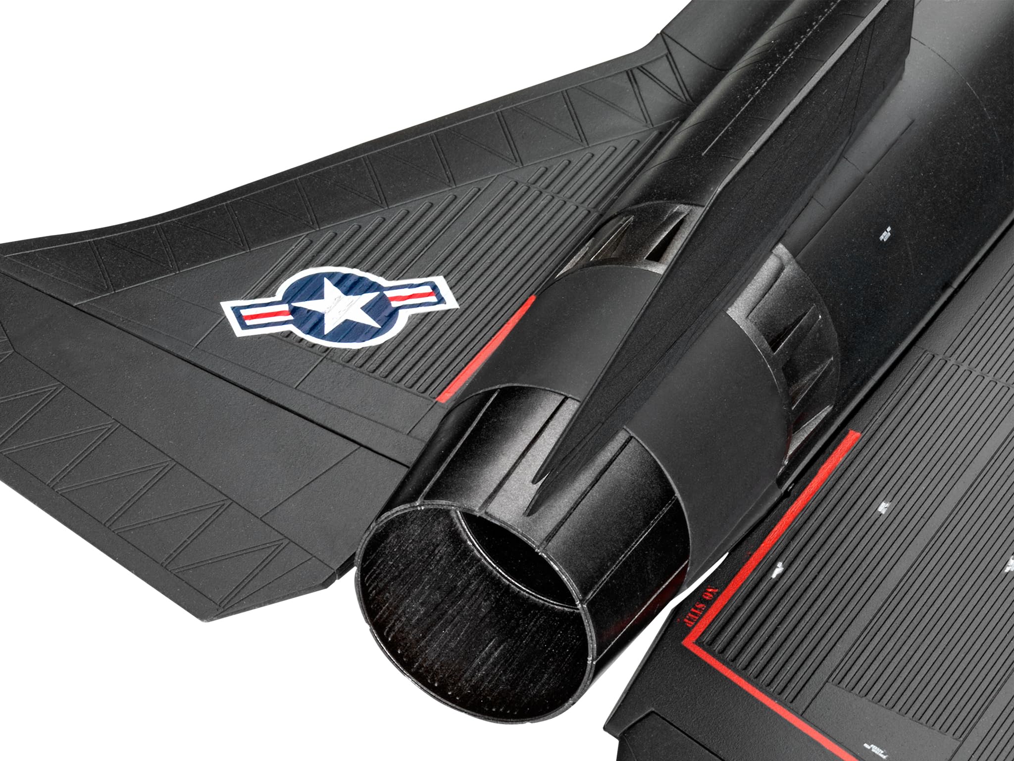 Revell Level 5 Model Kit Lockheed SR-71A Blackbird Stealth Aircraft The World's Fastest Stealth Jet 1/48 Scale Model