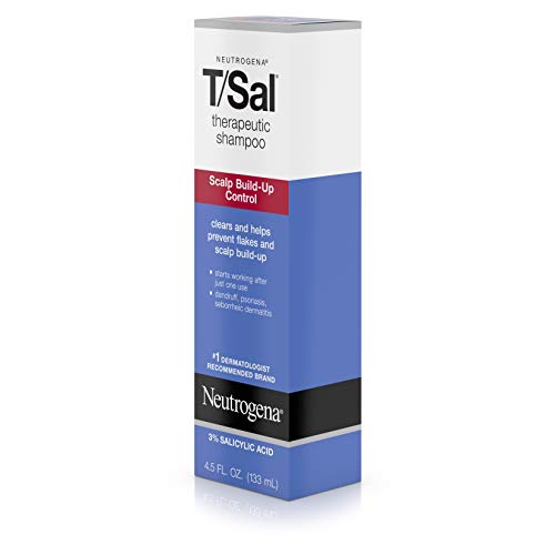 Neutrogena T/Sal Therapeutic Shampoo, Scalp Build-Up Control 4.5 oz, 130 fl oz