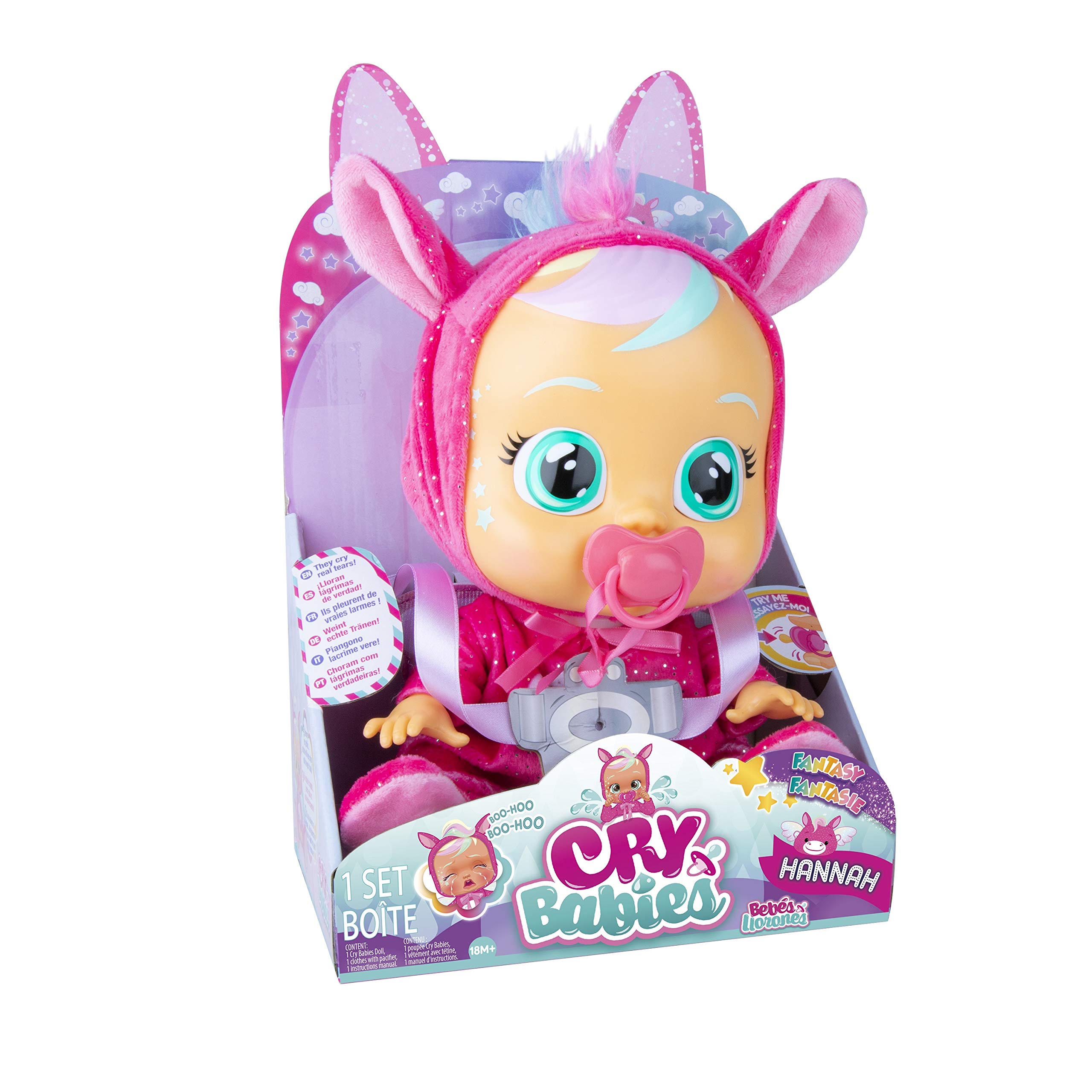 Cry Babies Hannah The Pegasus - Amazon Exclusive Doll, Multi