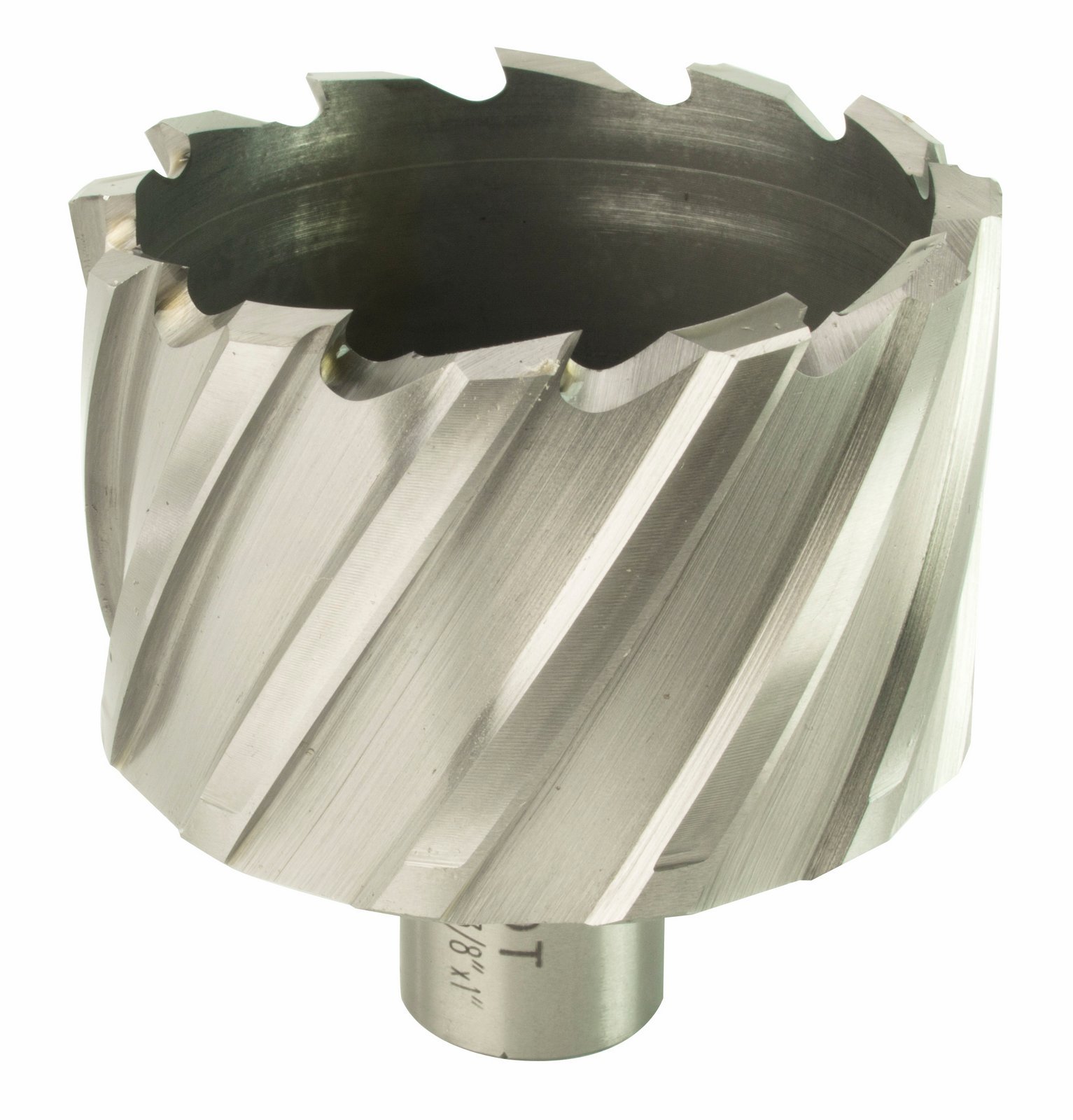 Steel Dragon Tools 2-3/8" x 1" High Speed Steel Annular Cutter with 3/4" Weldon Shank