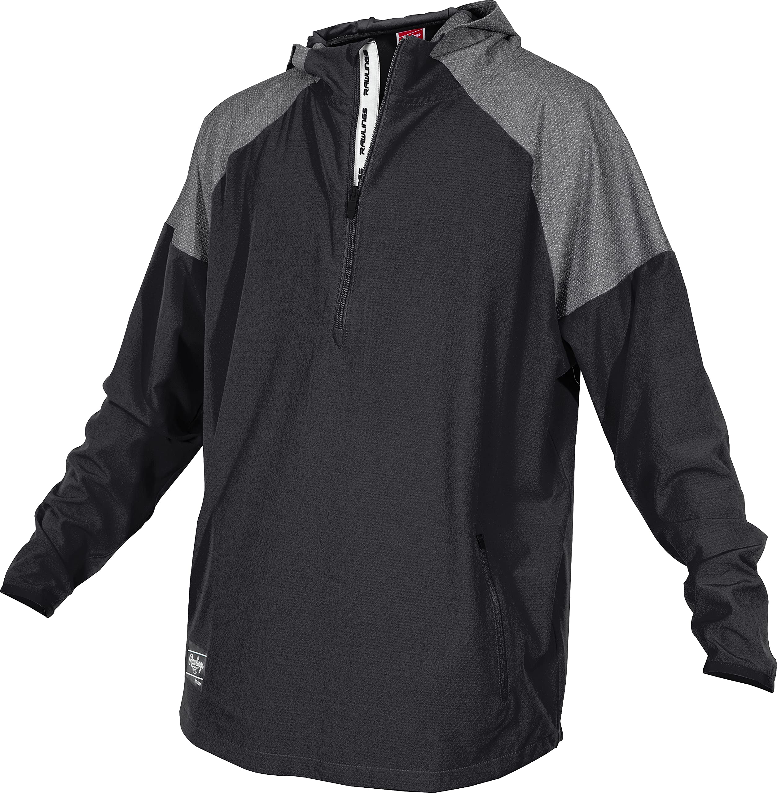 Easton Boys' Rawlings Youth Color Sync Long Sleeve Jacket, Medium, Black