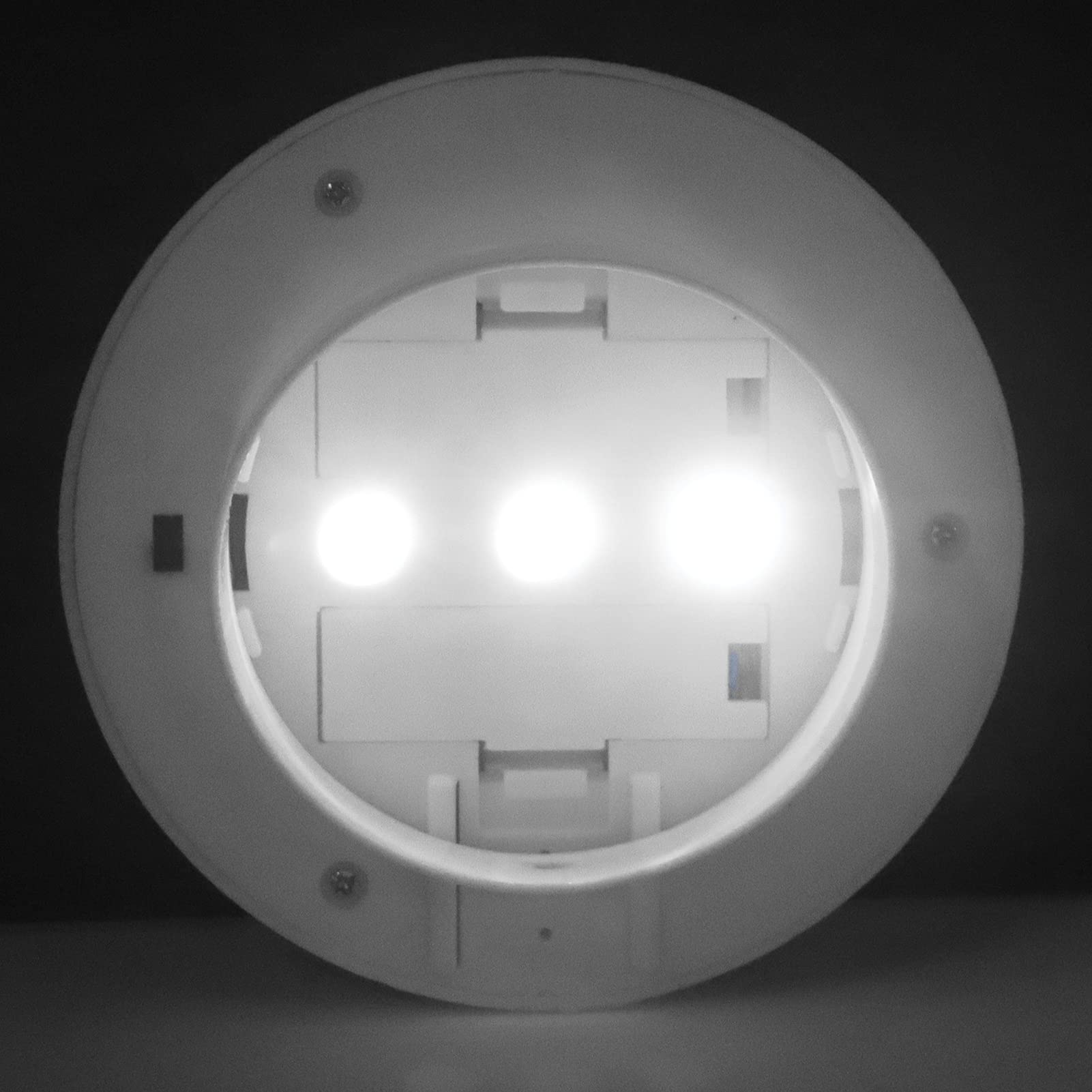 Fdit 3LED Solar Power Eaves Light White Solar Outdoor Wall-Mounted Lighting Lamp for Home Garden