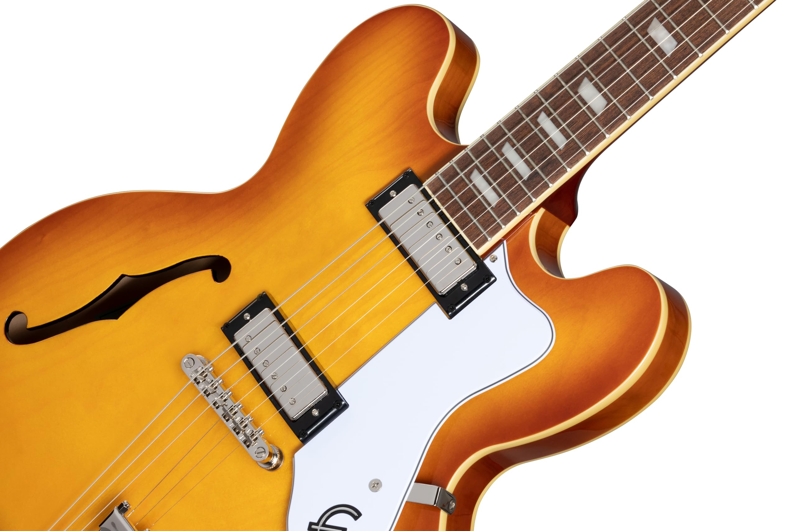 Epiphone Riviera Semi Hollowbody Archtop, Royal Tan