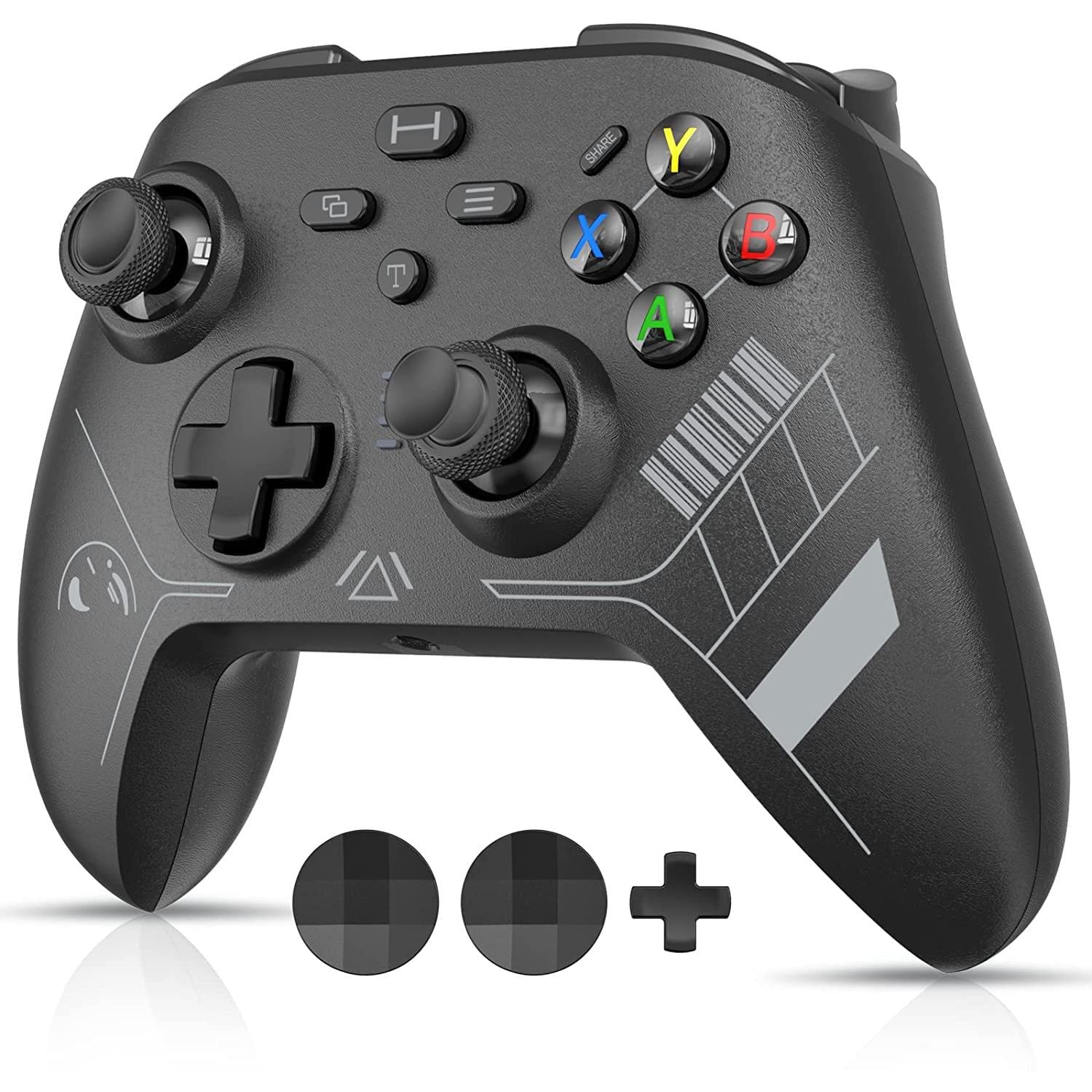 ABTKN Wireless Controller for Xbox Series X|S, Video Game Controller Compatible with Xbox One and PC Windows 7/8/10/11 with 600mAh Battery (No Headphone Jack)