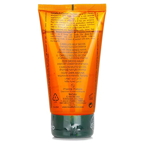Rene Furterer KARITE NUTRI Intense Nourishing Shampoo, Very Dry Damaged Hair, Shea Oil, Shea Butter, 5 oz.