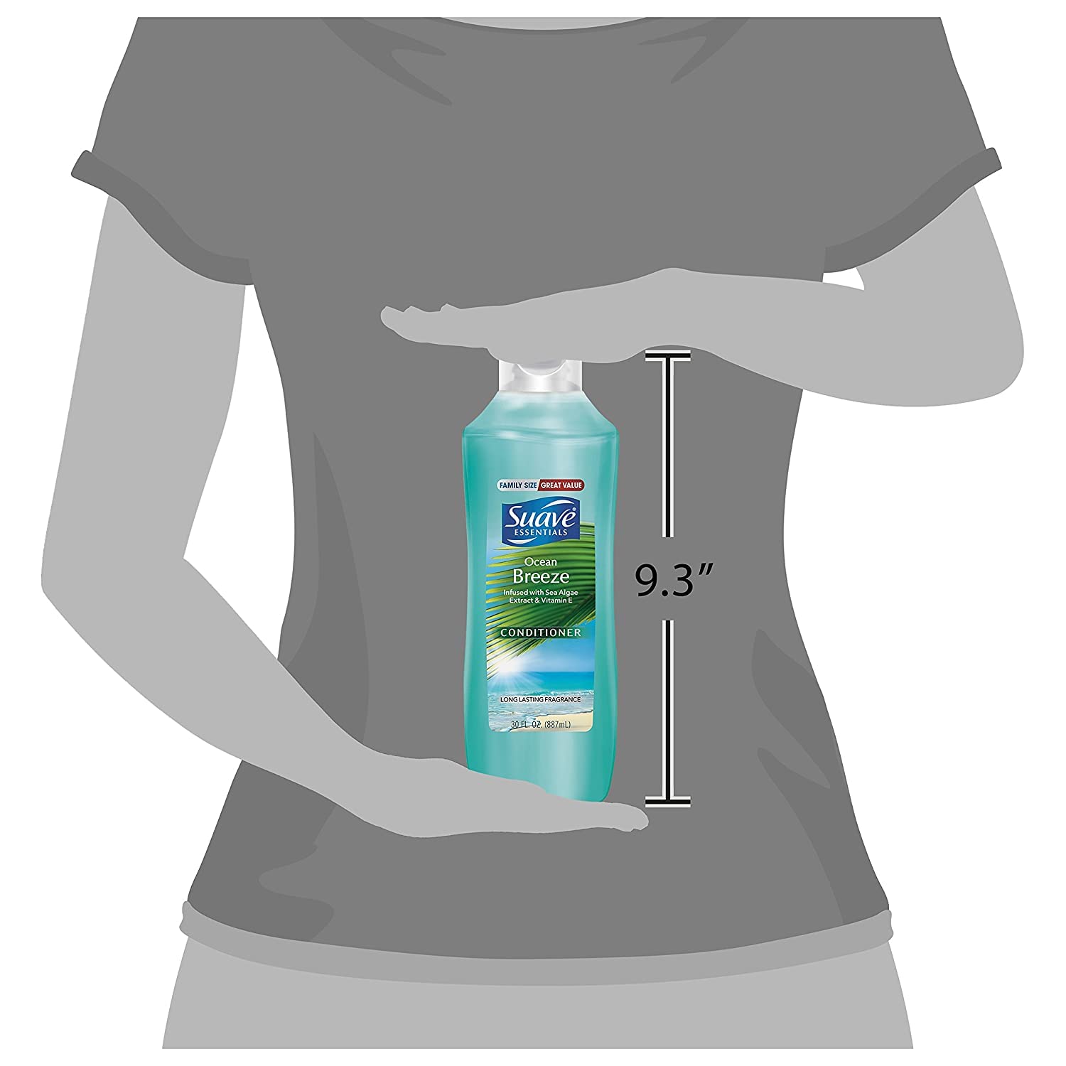 Suave Essentials Conditioner, Ocean Breeze 30 oz (2 Pack)