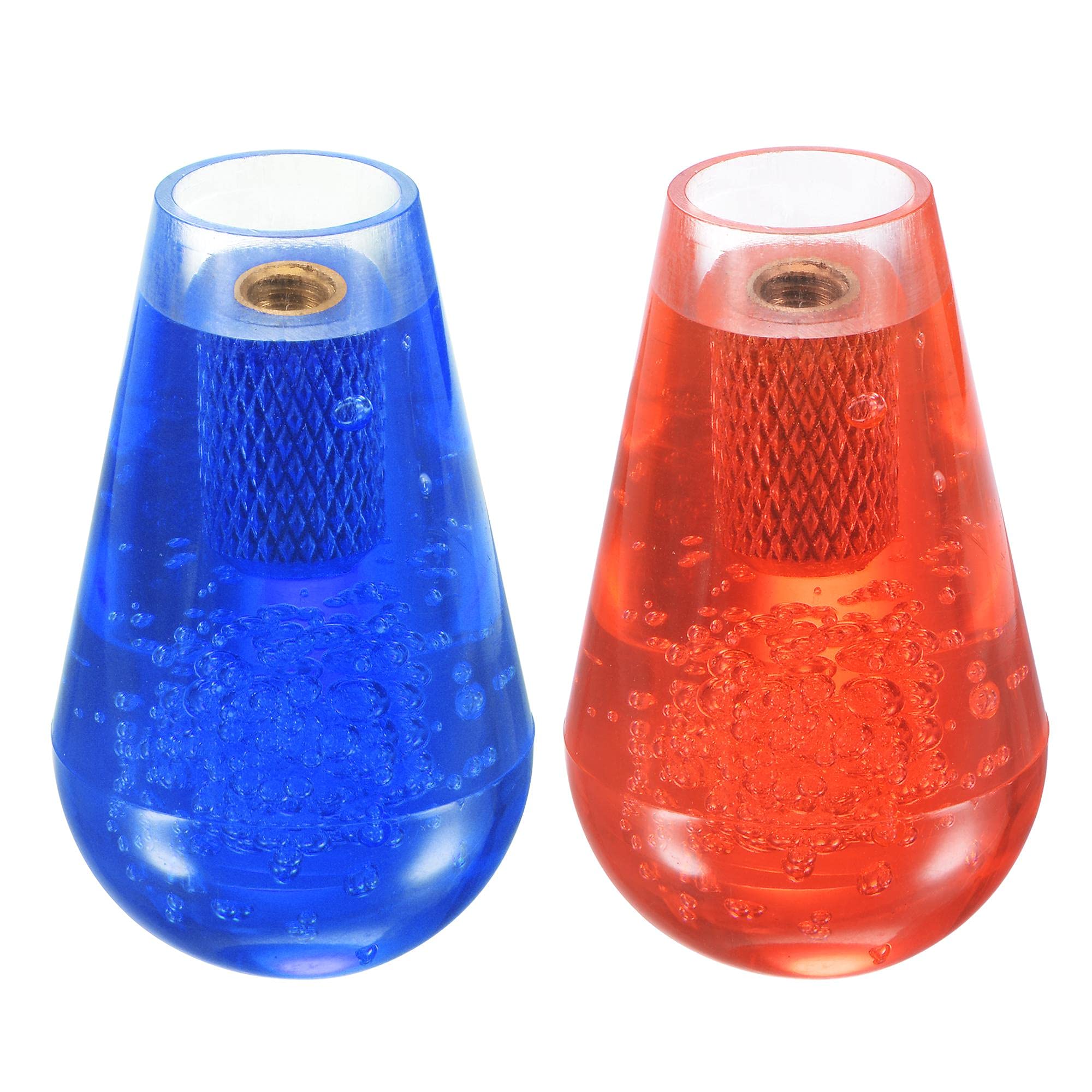 uxcell Ellipse Oval Joystick Head Rocker Ball Top Handle Arcade Game Replacement Red Blue