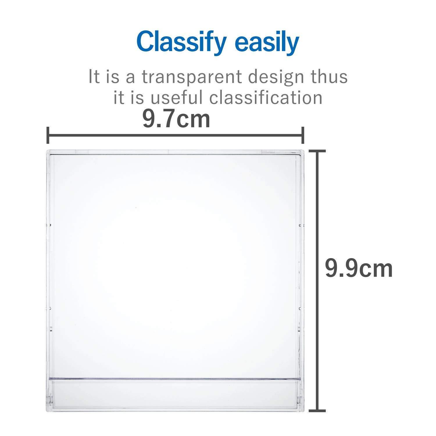 ELECOM PK-10 FD Plastic Case (Quantity: 10 Pieces)