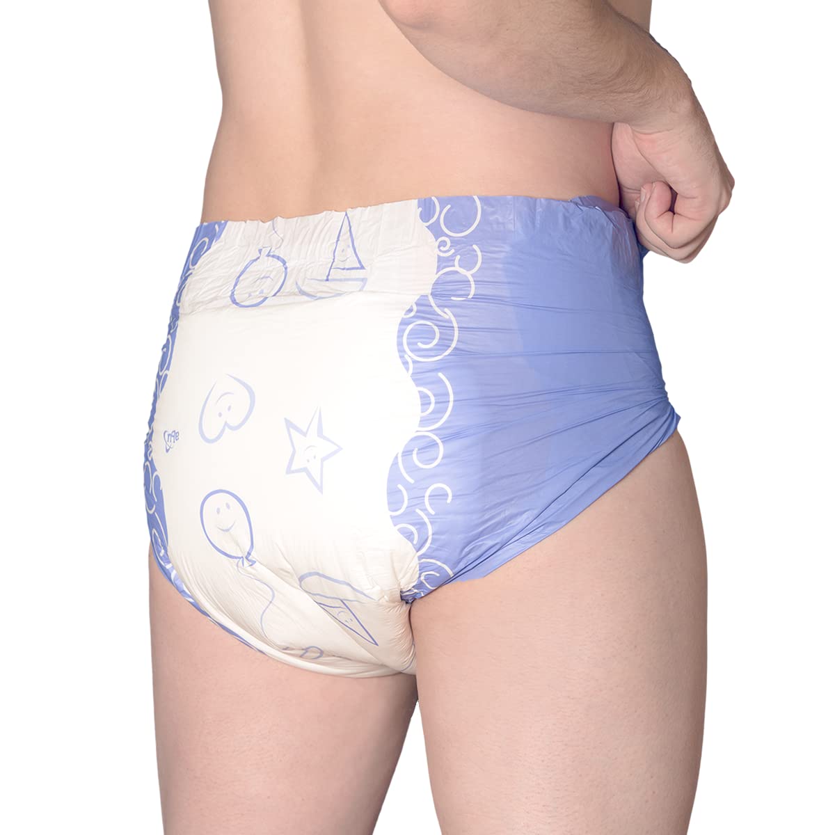 ABUniverse Cushies (Plastic Backed) Diapers (Pack of 10) (Medium)