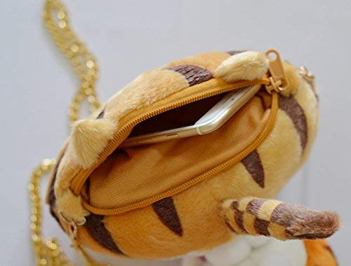 Cute Cat Butt Tail Plush Shoulder Bags Purse