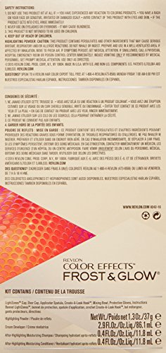 Revlon Permanent Hair Color, Permanent Hair Dye, Color Effects Highlighting Kit, Ammonia Free & Paraben Free, Platinum, 8 Oz, (Pack of 1)