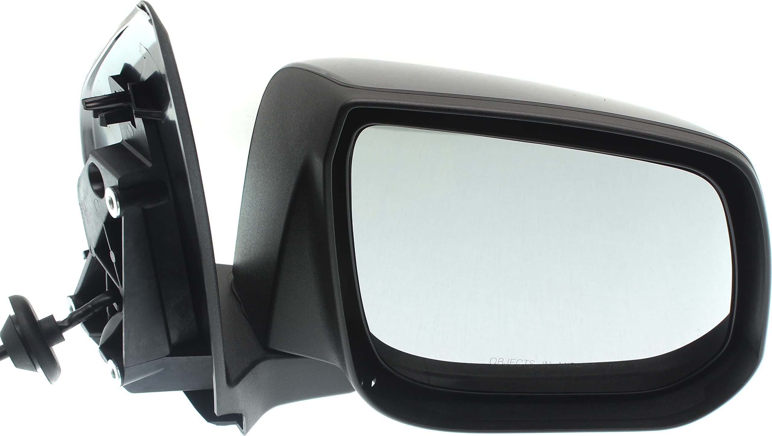 Kool Vue Driver & Passenger Side Power Non-Heated Mirrors for Chevrolet Colorado GMC Canyon 2015-2017 Without Blind Spot Monitor Paintable