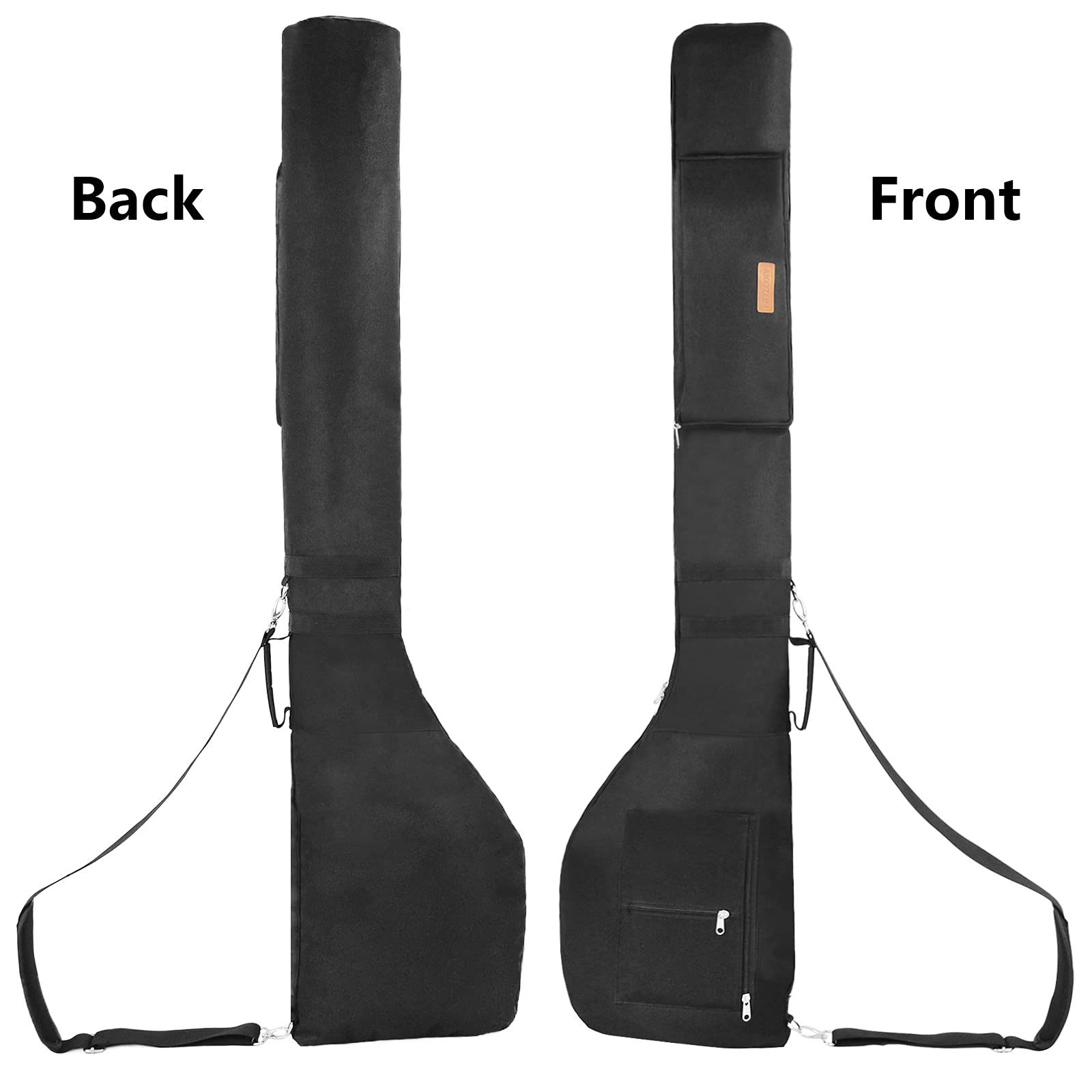 AKOZLIN Golf Carry Bag 8-10 Golf Clubs Lightweight Foldable Travel Sunday Golf Case with Strap Waterproof Sunday Bag