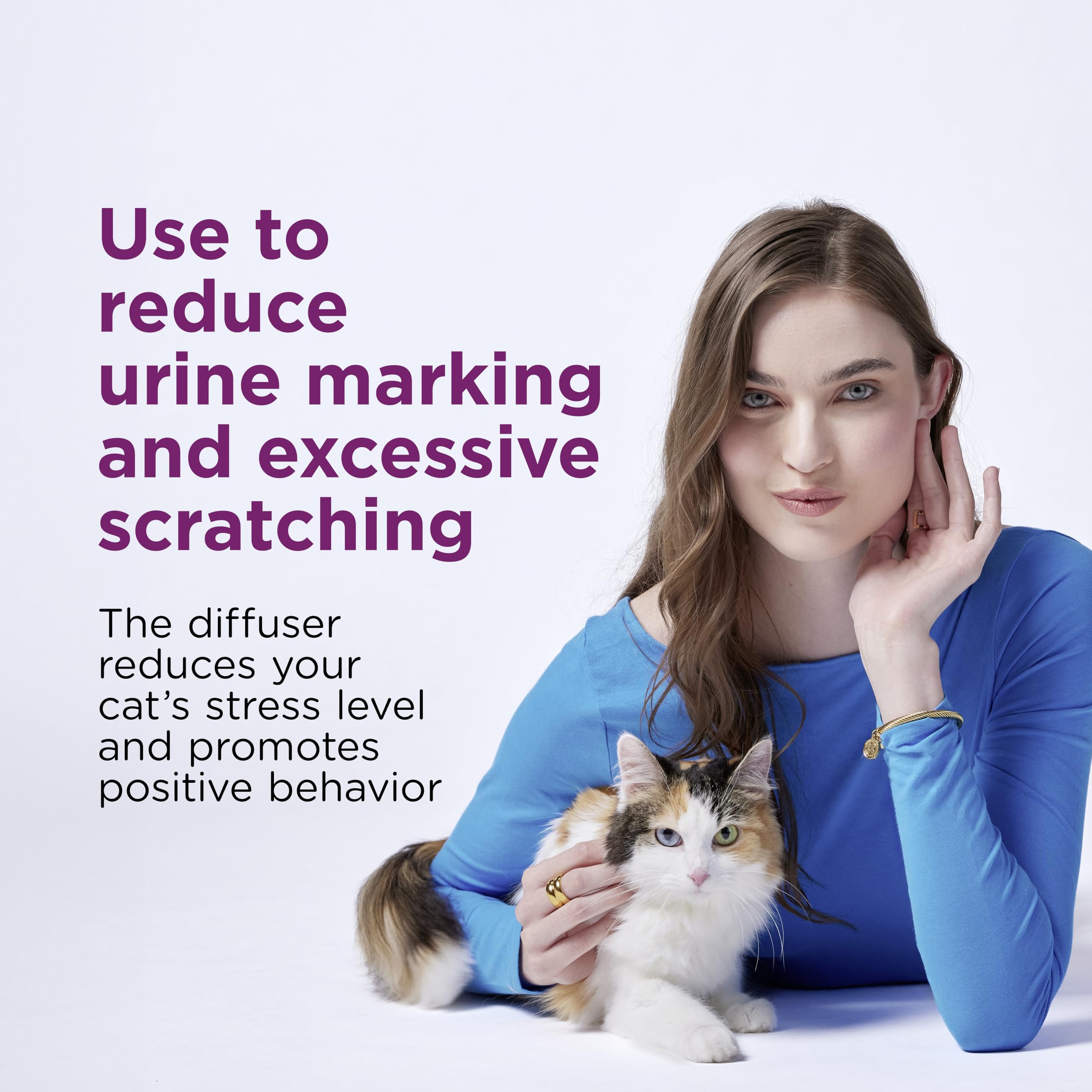 Comfort Zone Cat Calming Diffuser: 1 Pheromone Diffuser & 1 Refill (30 Days)