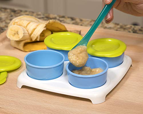 Nuby Garden Fresh 4pk Fresh Food Pods in Tray (Colors May Vary)