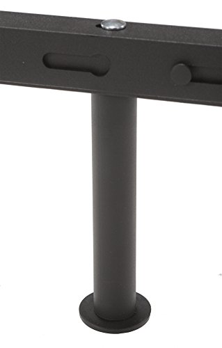 Kings Brand Furniture 7-Leg Heavy Duty Metal Queen Size Bed Frame with Center Support Legs, Black