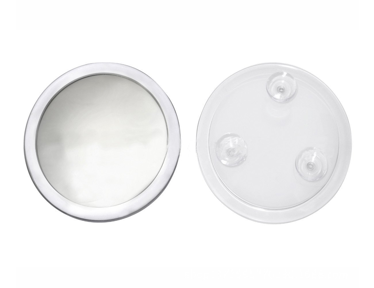 EMILYSTORES 5X Magnifying Mirror with 3 Suction Cups Fixture 7 Inch Makeup Mirror