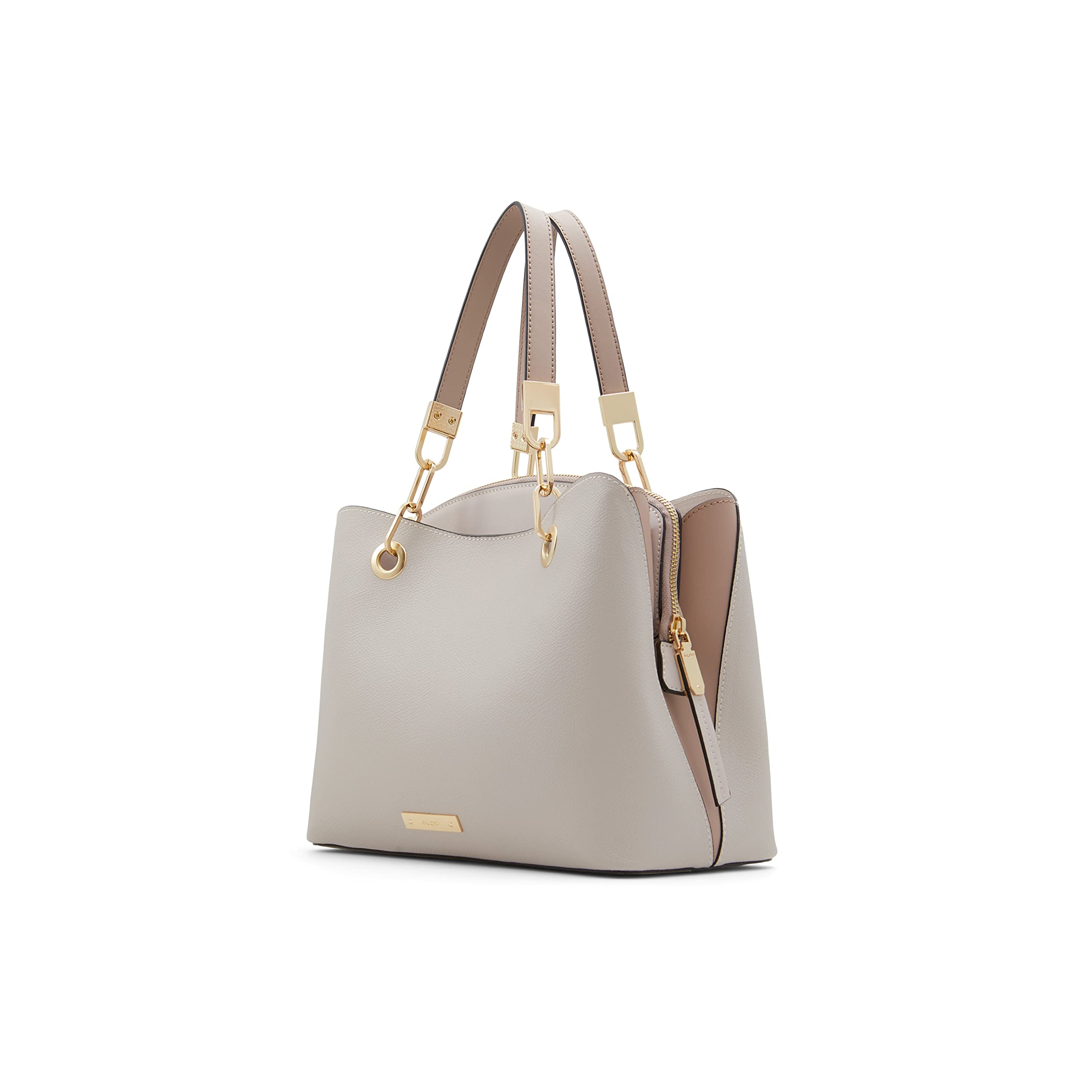 ALDO Women's Haysom Satchel Bag, Medium Brown