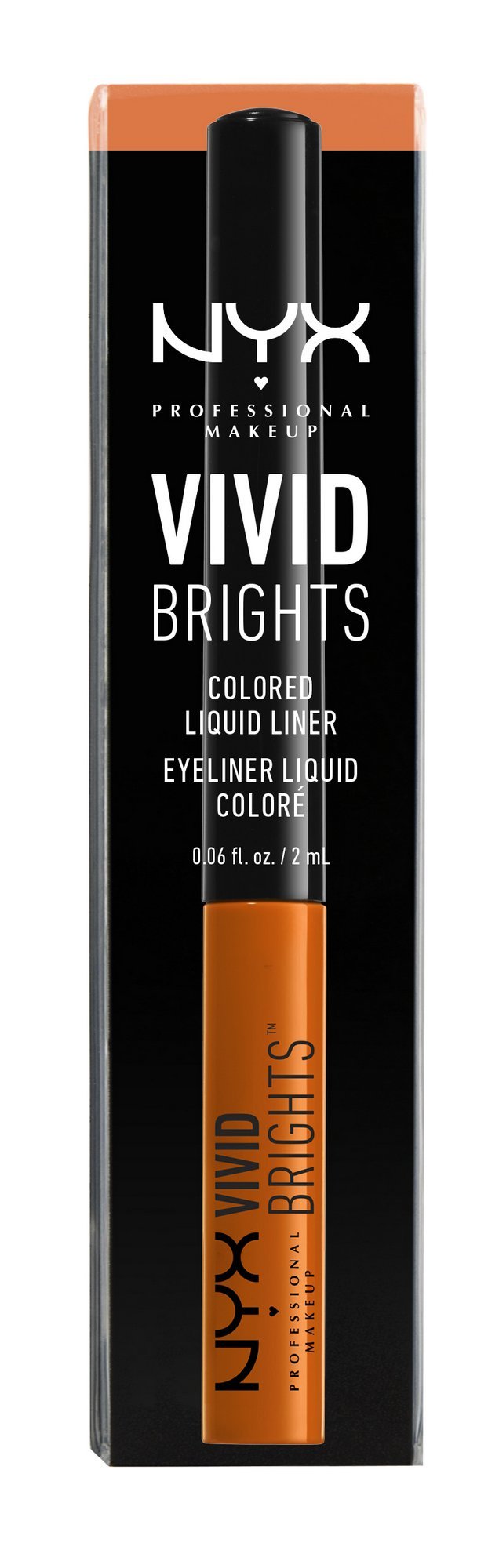 NYX PROFESSIONAL MAKEUP Vivid Brights Liquid Eyeliner - Vivid Delight (Muted Orange)
