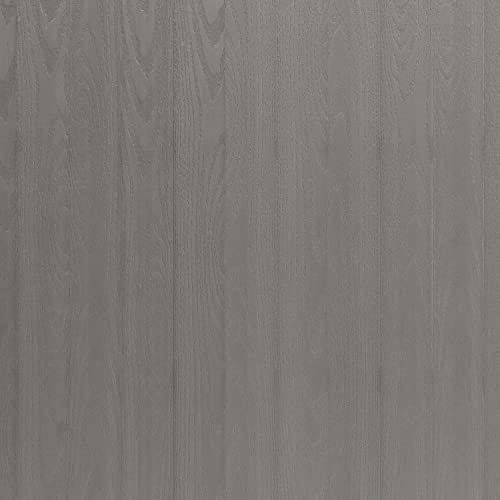 Flash Furniture Lark Outdoor Stackable Side Chair with Gray Wash Faux Teak Poly Slats, Set of 2