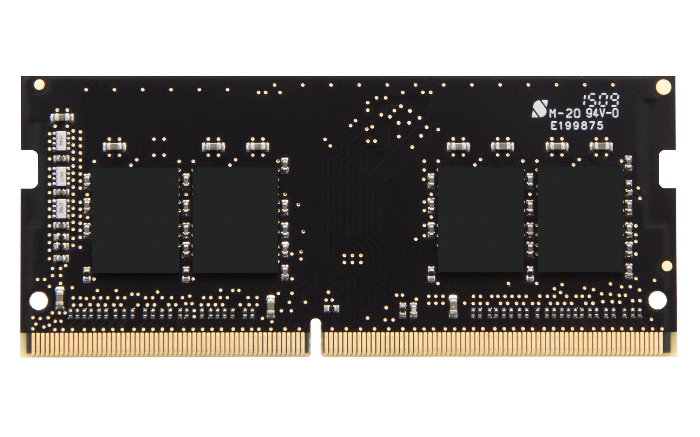 HyperX HX424S14IB2K2/16 Impact Black 16GB Kit of 2 (2x8GB) 2400MHz DDR4 Non-ECC CL14 260-pin Unbuffered SODIMM Internal Memory Black