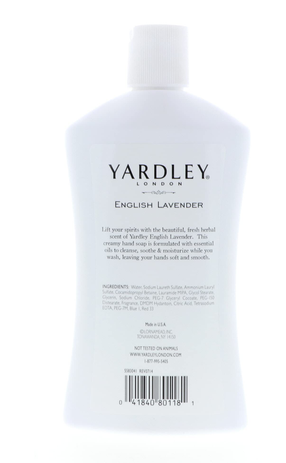 Yardley London Liquid Hand Soap - English Lavender - 16 oz - (Pack of 4)