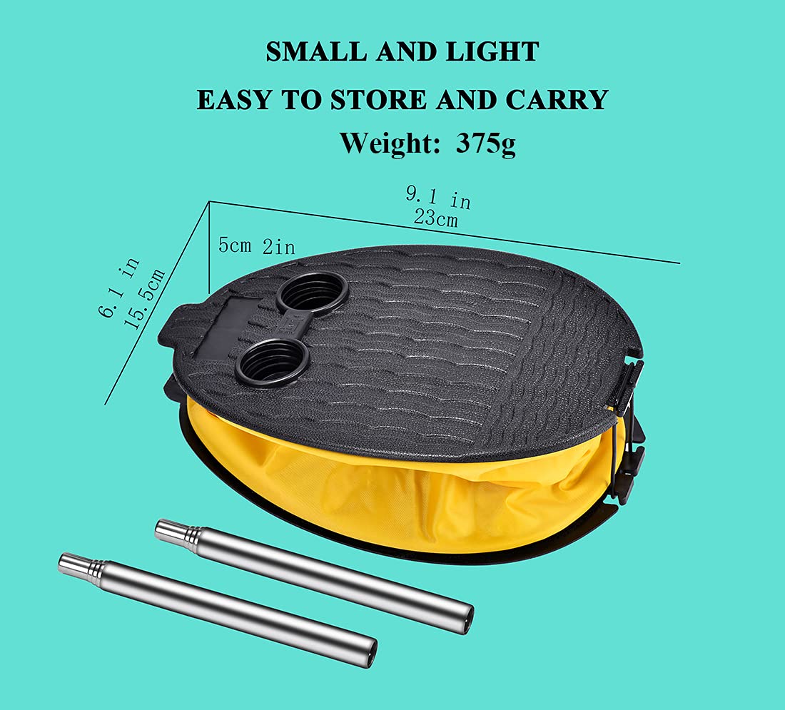 Fireplace Bellows Indoor. Large Capacity Fire Blower for Fireplace, Fire Pit, Stove, BBQ, Outdoor Camping.Foot Air Pump with Collapsible Blower Pipe